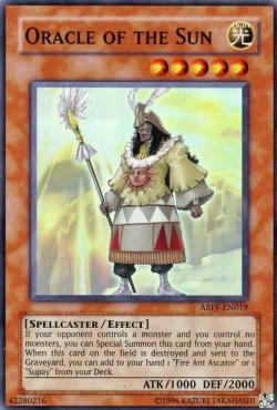 Oráculo do Sol / Oracle of the Sun | Yu-Gi-Oh! | MYP Cards