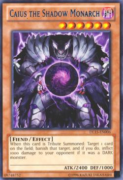 Caius, o Monarca das Sombras / Caius the Shadow Monarch | Yu-Gi-Oh ...