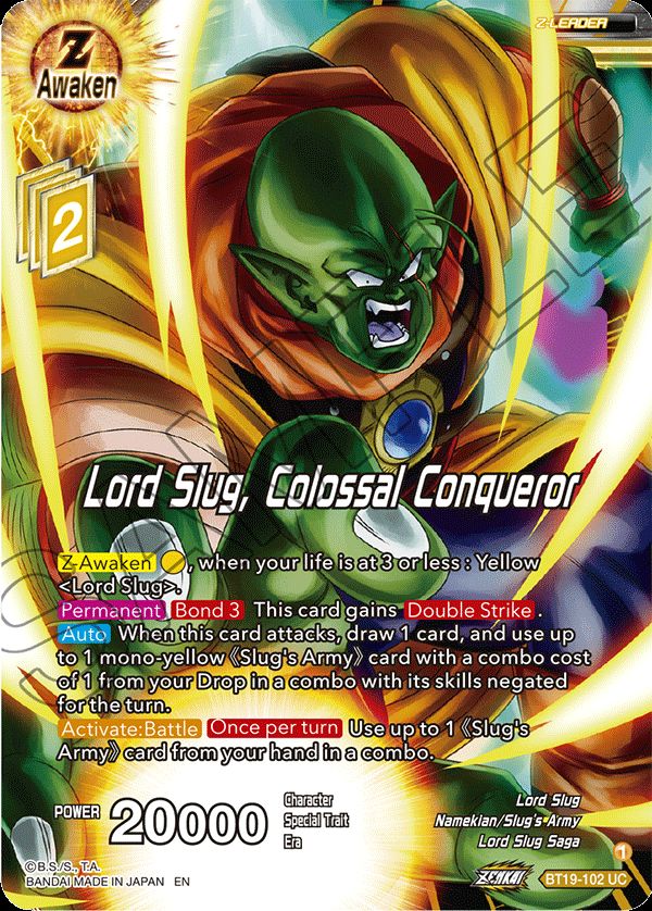 Lord Slug, Colossal Conqueror | DBS: Masters | MYP Cards