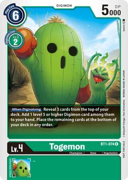 Togemon | Digimon | MYP Cards