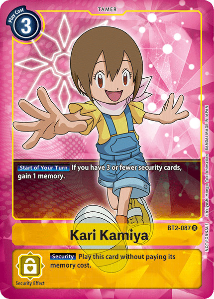 Kari Kamiya | Digimon | MYP Cards