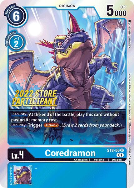 Coredramon (2022 Store Participant) | Digimon | MYP Cards