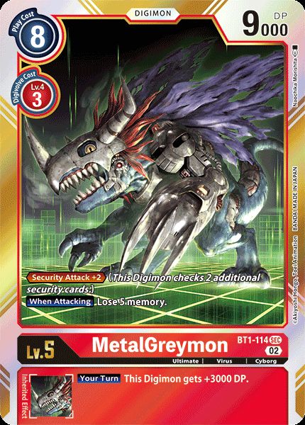 MetalGreymon | Digimon | MYP Cards