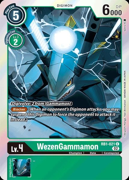 WezenGammamon | Digimon | MYP Cards