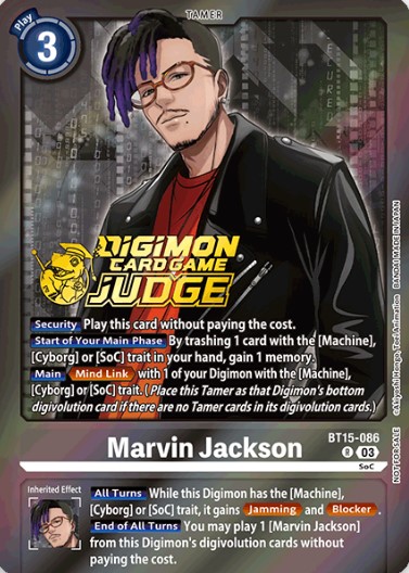 Marvin Jackson | Digimon | MYP Cards