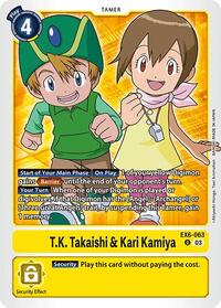 T.K. Takaishi & Kari Kamiya | Digimon | MYP Cards