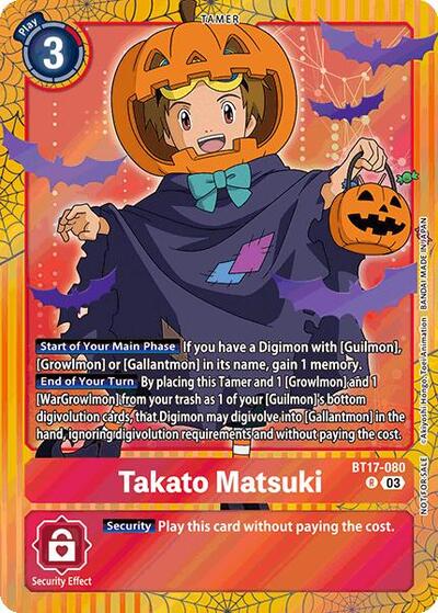 Takato Matsuki | Digimon | MYP Cards