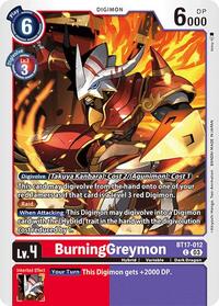 BurningGreymon | Digimon | MYP Cards