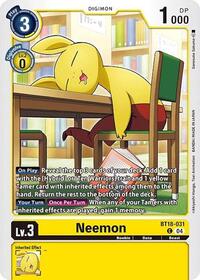 Neemon | Digimon | MYP Cards