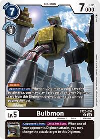 Bulbmon | Digimon | MYP Cards
