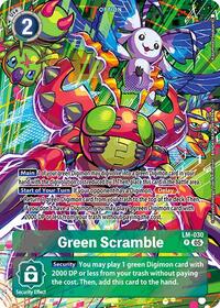 Green Scramble (Alternate Art) | Digimon | MYP Cards