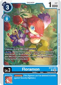 Floramon | Digimon | MYP Cards