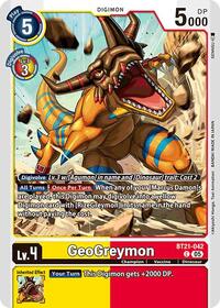 GeoGreymon | Digimon | MYP Cards