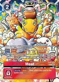 Meat (Alternate Art) | Digimon | MYP Cards