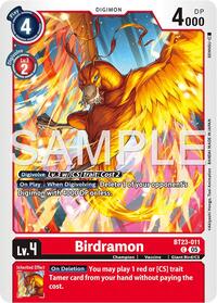 Birdramon | Digimon | MYP Cards