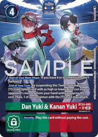 Dan Yuki & Kanan Yuki (Alternate Art) | Digimon | MYP Cards