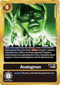 Analogman (Gold Border) | Digimon | MYP Cards