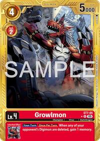 Growlmon - ST7-05 (Gold Border) | Digimon | MYP Cards